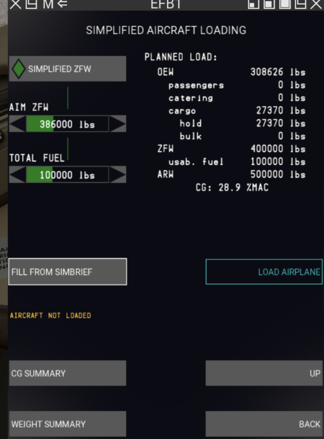 Simbrief profile? - 777-Freighter - X-Plane.Org Forum