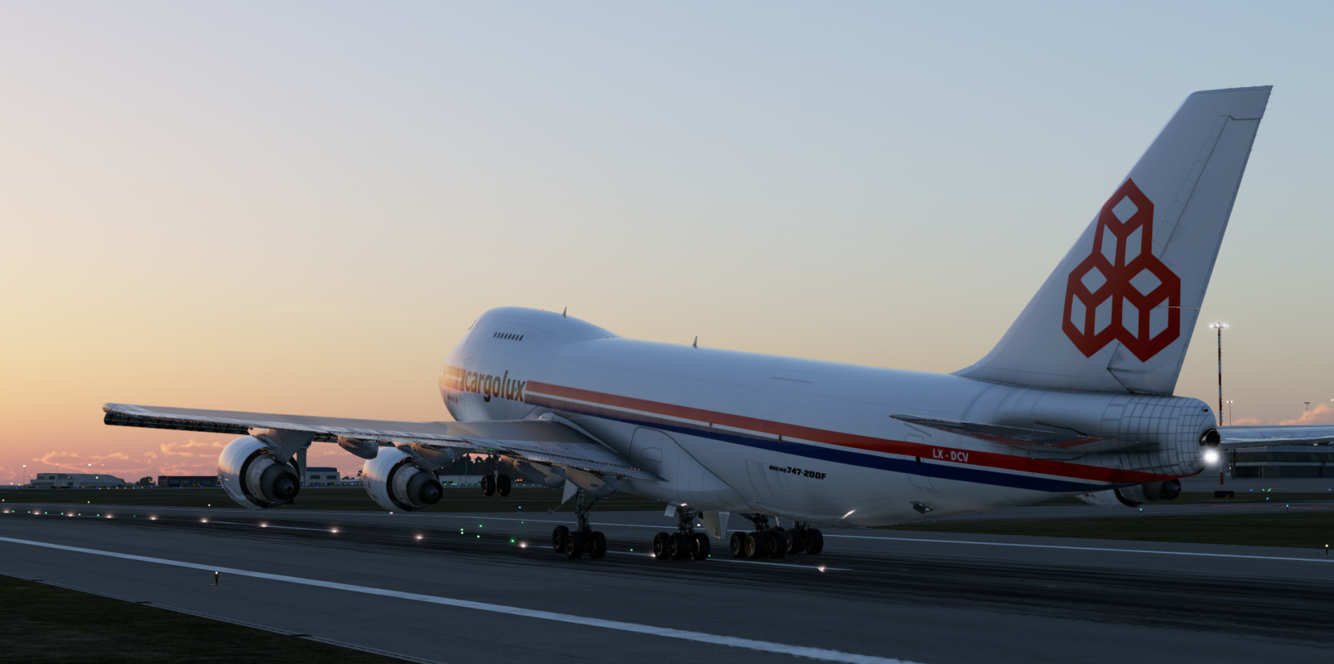 Cargolux "City of Luxembourg" LX-DCV - 1995 - Felis 747-200F - Felis ...