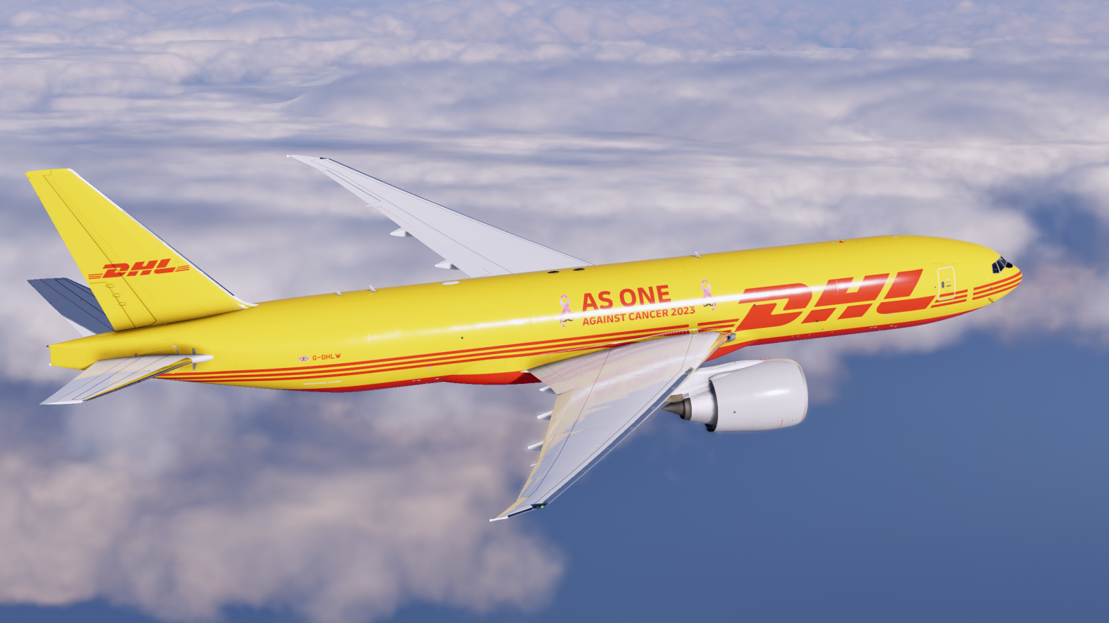 DHL UK 3 Livery Pack FF 777-F - 8K and 4K - FlightFactor - X-Plane.Org ...