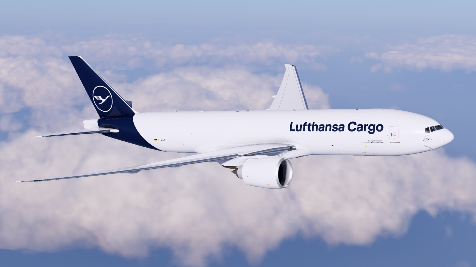 Lufthansa Cargo Pack FF 777-F - 8K and 4K - FlightFactor - X-Plane.Org ...