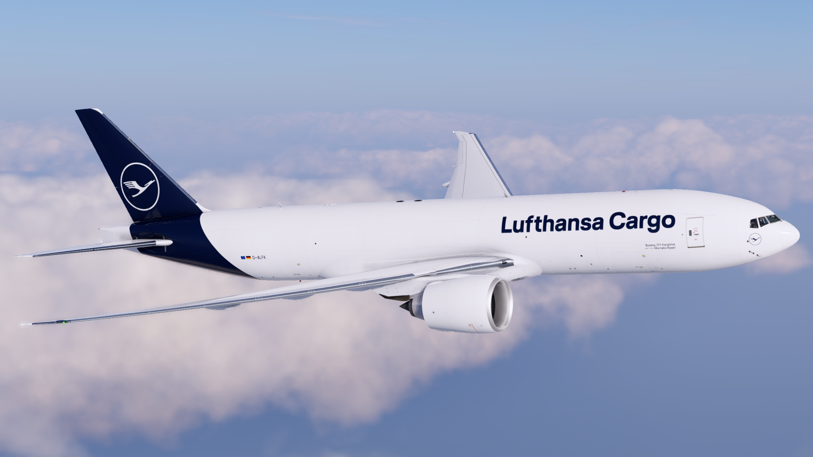 Lufthansa Cargo Pack FF 777-F - 8K and 4K - FlightFactor - X-Plane.Org ...