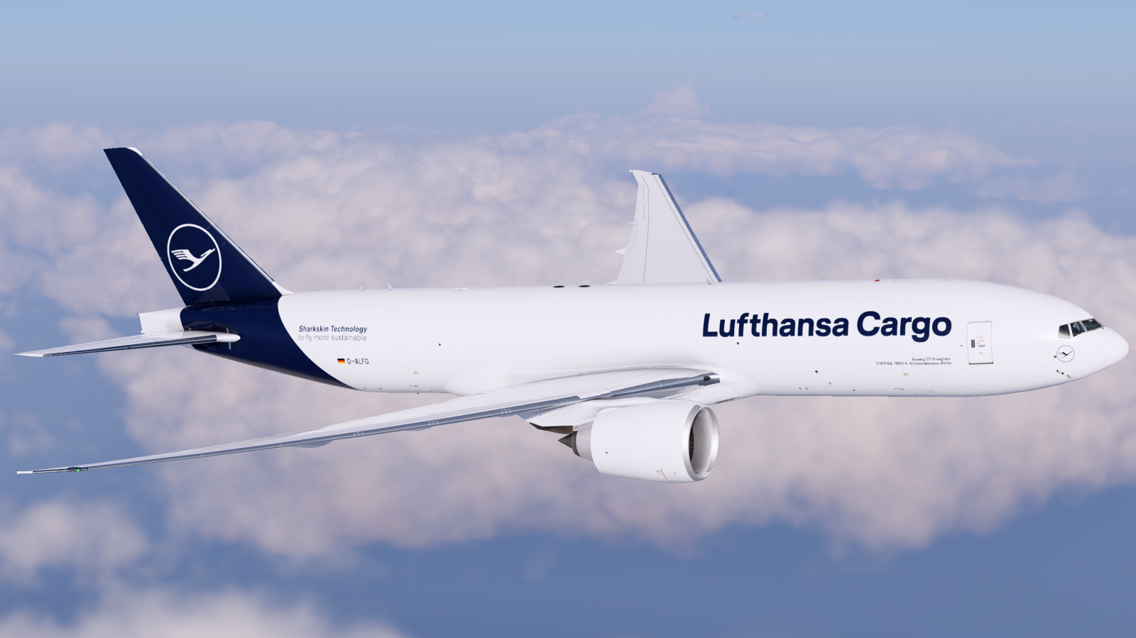 Lufthansa Cargo Pack FF 777-F - 8K and 4K - FlightFactor - X-Plane.Org ...