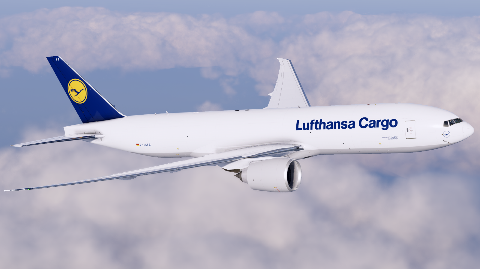 Lufthansa Cargo Pack FF 777-F - 8K and 4K - FlightFactor - X-Plane.Org ...
