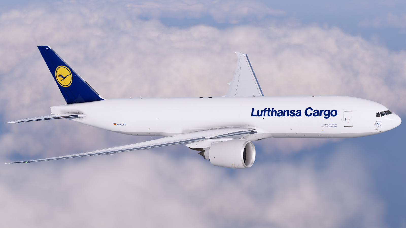 Lufthansa Cargo Pack FF 777-F - 8K and 4K - FlightFactor - X-Plane.Org ...