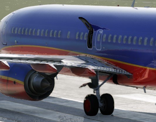 Emergency Exit popped open - ZIBO B738-800 modified - X-Plane.Org Forum