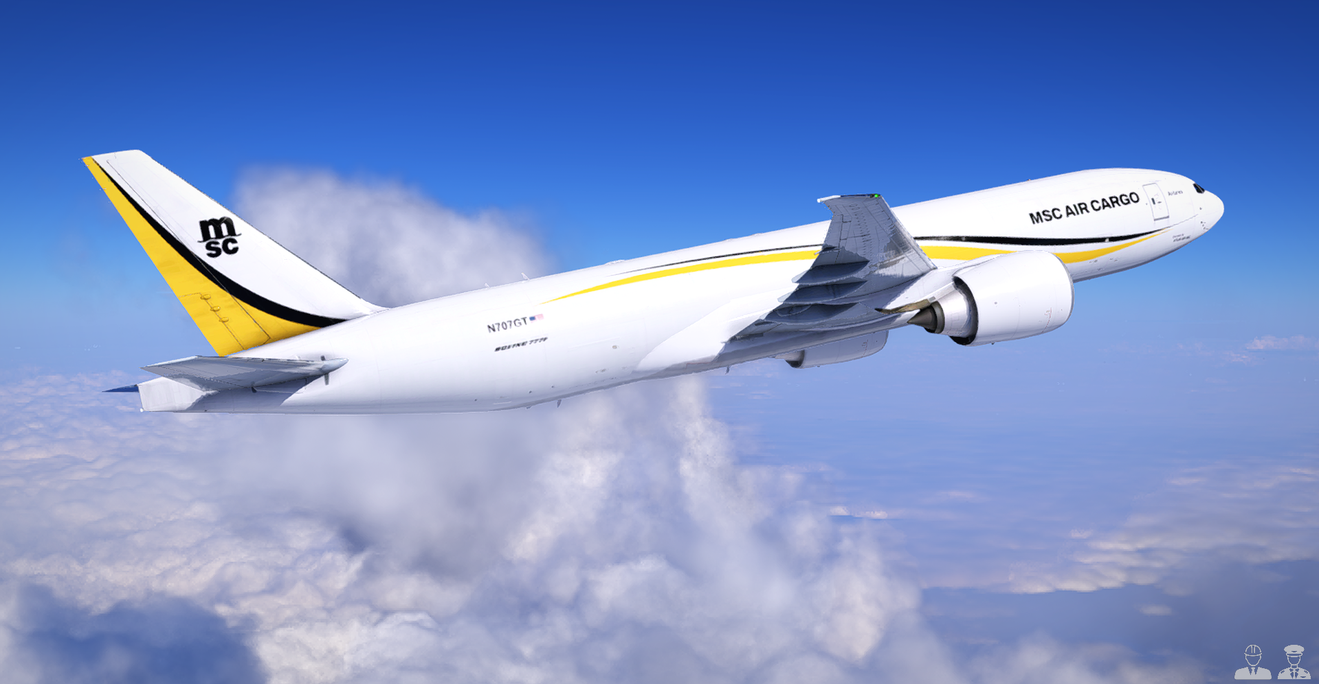 MSC Air Cargo Operated By ATLAS AIR - FF 777 Ultimate - X-Plane.Org Forum