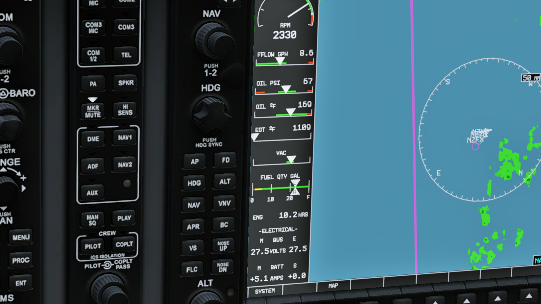 EGT triangle in G1000 does not move - REP 172 - X-Plane.Org Forum