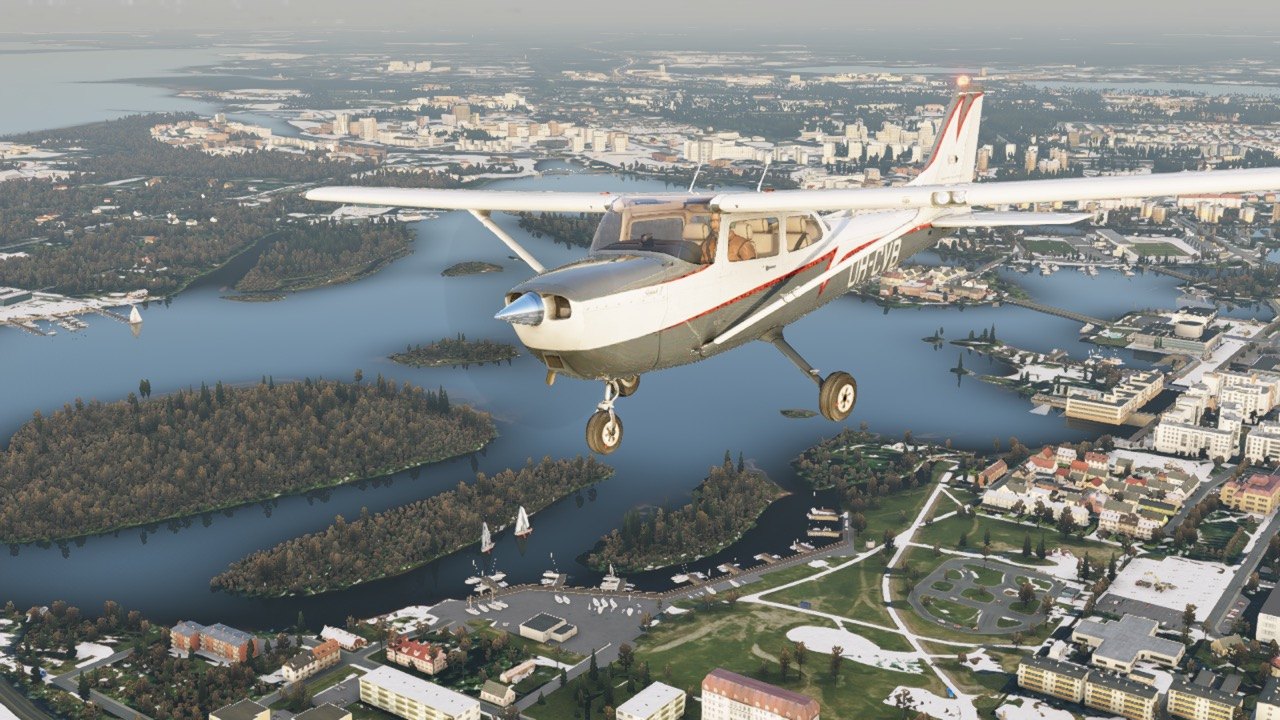 OH-CVB (Tervalentäjät) livery for default XP12 Cessna 172SP - Default X ...