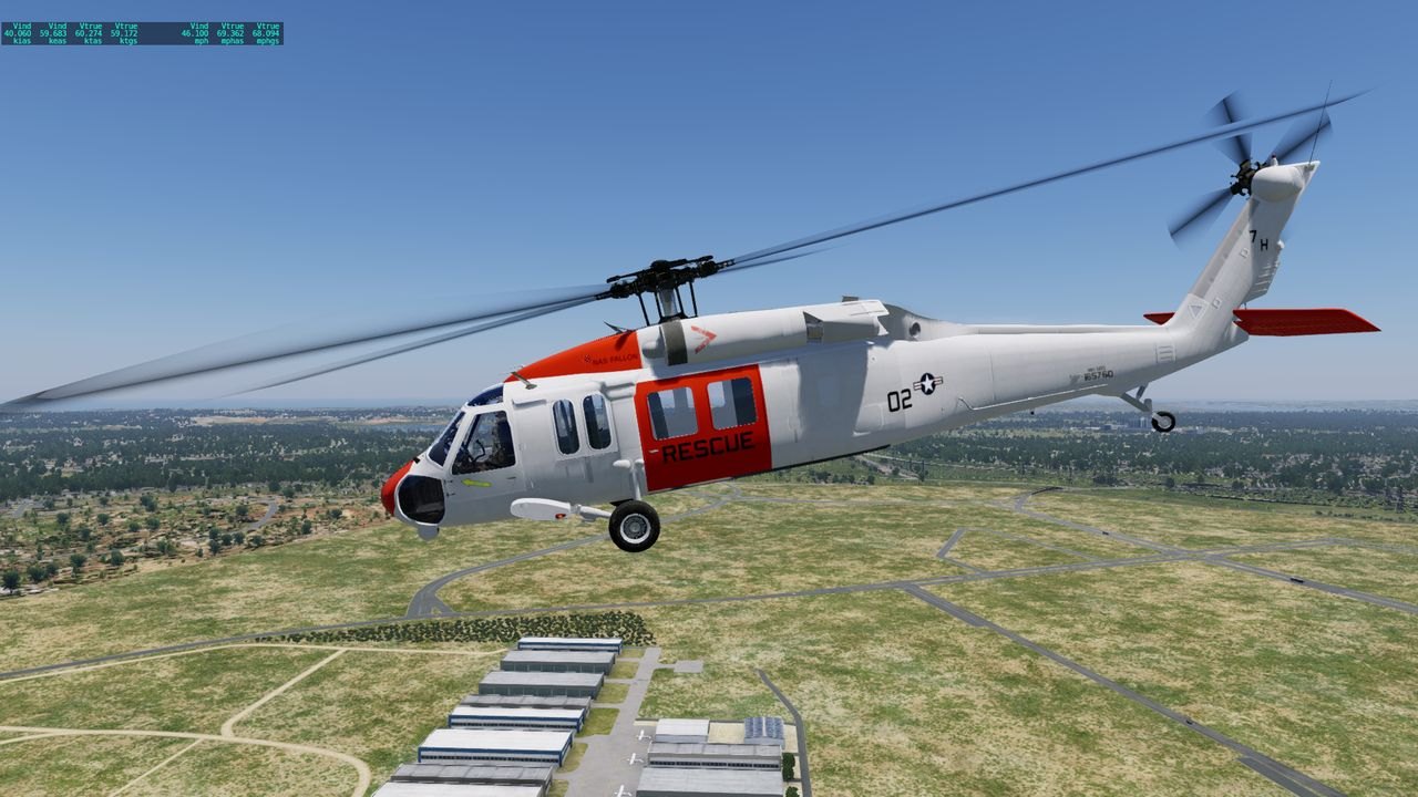 Livery for Melbo UH-60M - US Navy SAR MH-60S "Knighthawk" of NAS FALLON ...