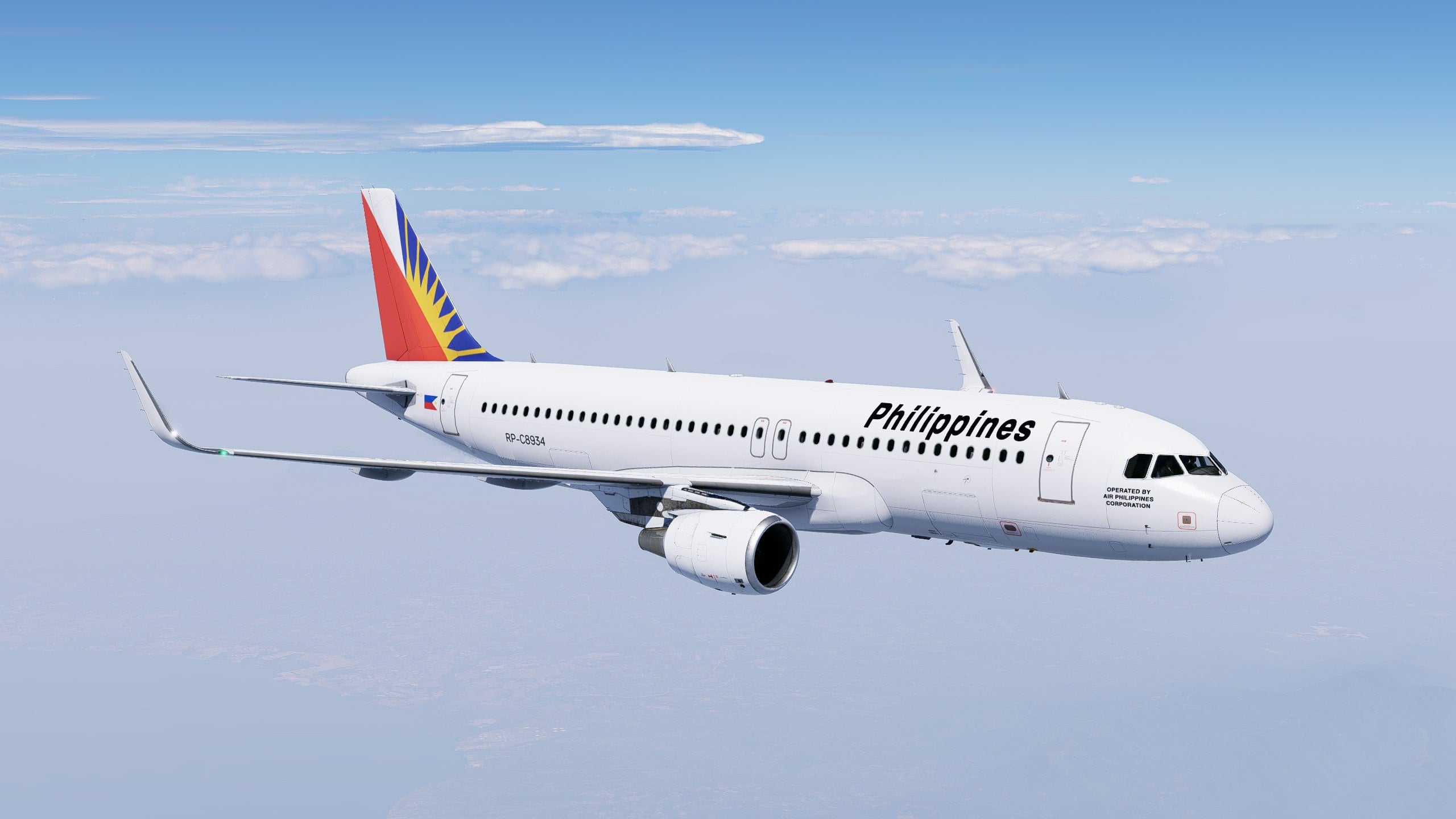 PAL Express A320-214 RP-C8934 - Toliss A320 - X-Plane.Org Forum