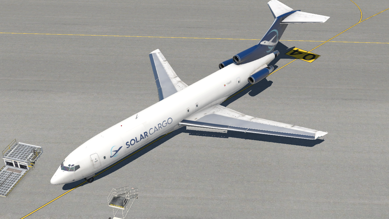 Solar Cargo YV665T Livery for the Flyjsim 727-200F - Other Payware ...