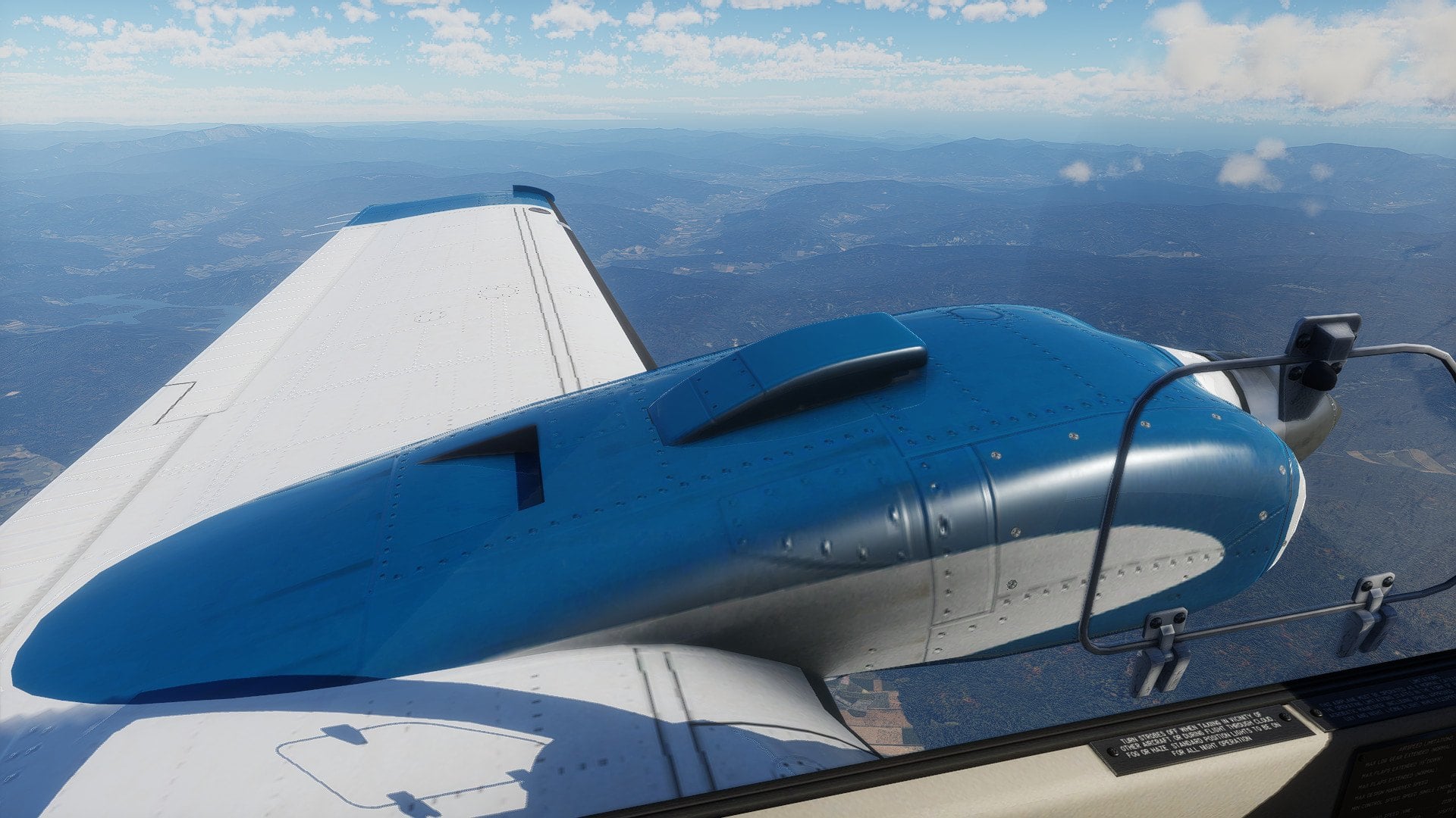 Blue Wave - a fictional paint job for Laminar Research Beechcraft Baron ...