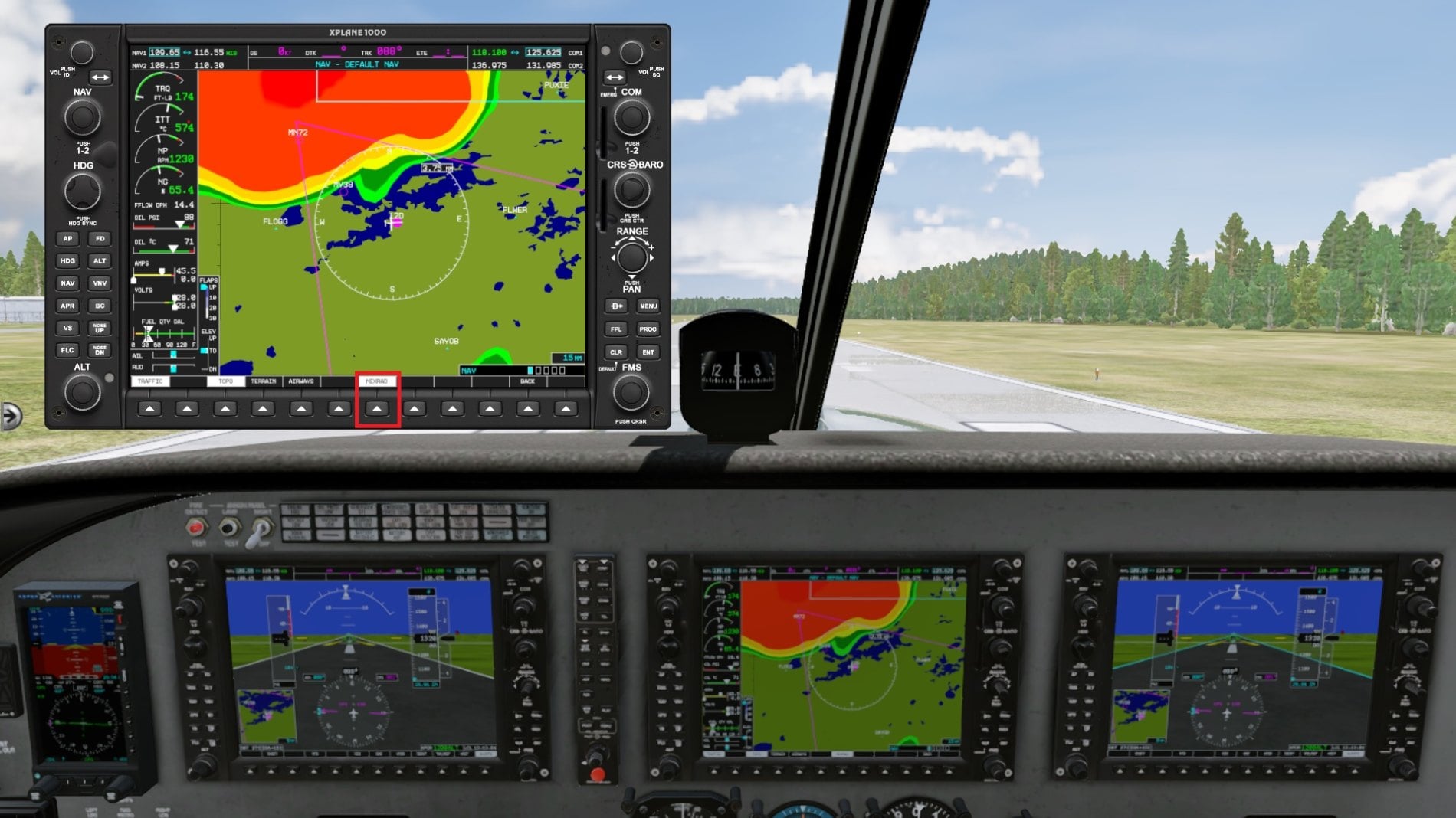 G1000 weather radar - Thranda Cessna 208 Caravan / Grand Caravan - X ...