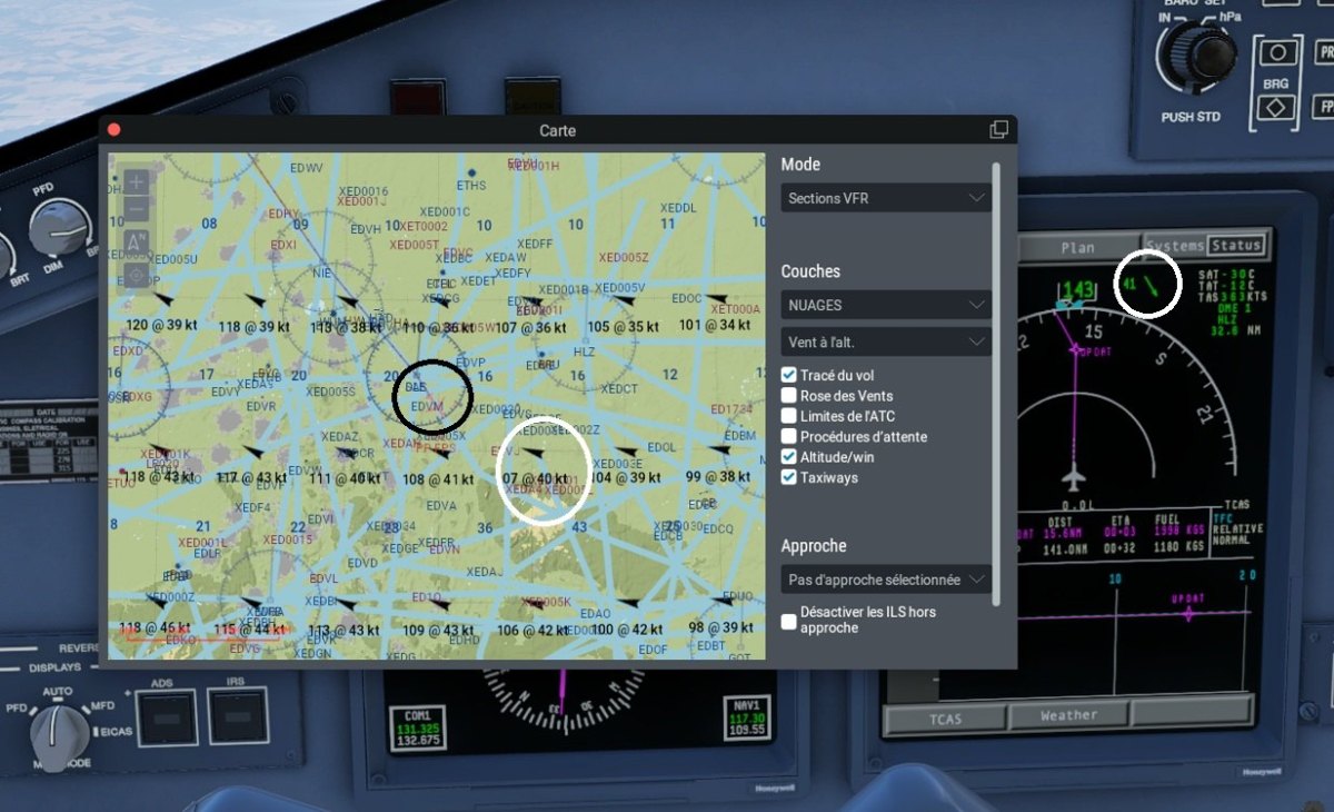 Bug Report - Wrong wind direction indication on PFD - FPS Embraer E-175 ...