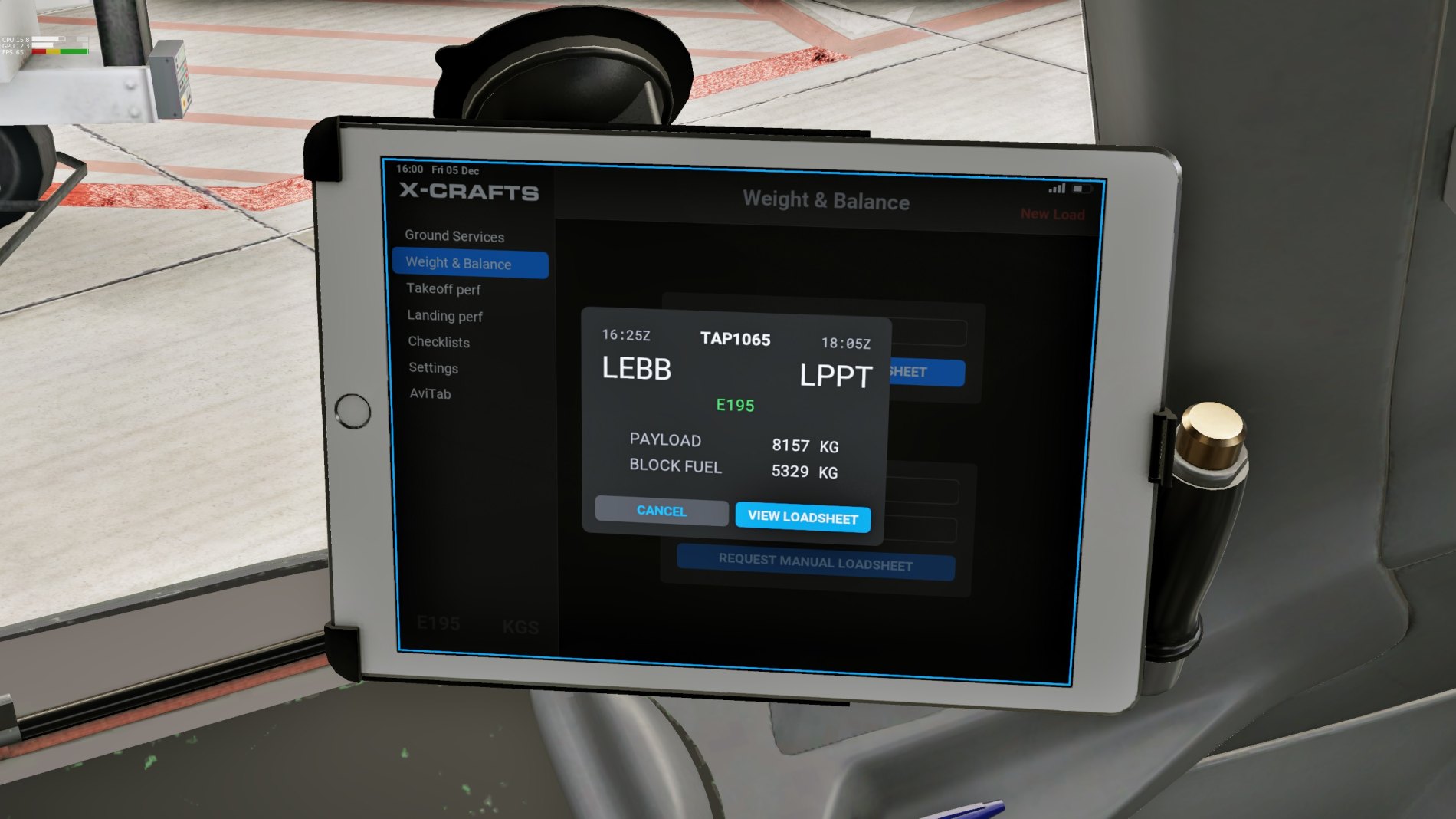 Add Fuel from imported simbrief loadsheet - E-Jets Family by X-Crafts ...