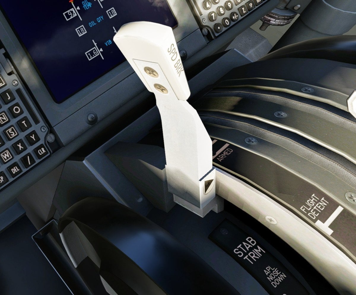 Speed Brake lever position question - ZIBO B738-800 modified - X-Plane ...