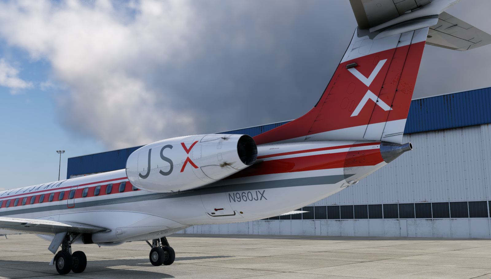 JSX | N960JX | Repaint XCRAFTS E145 - E-Jets Family by X-Crafts - X ...