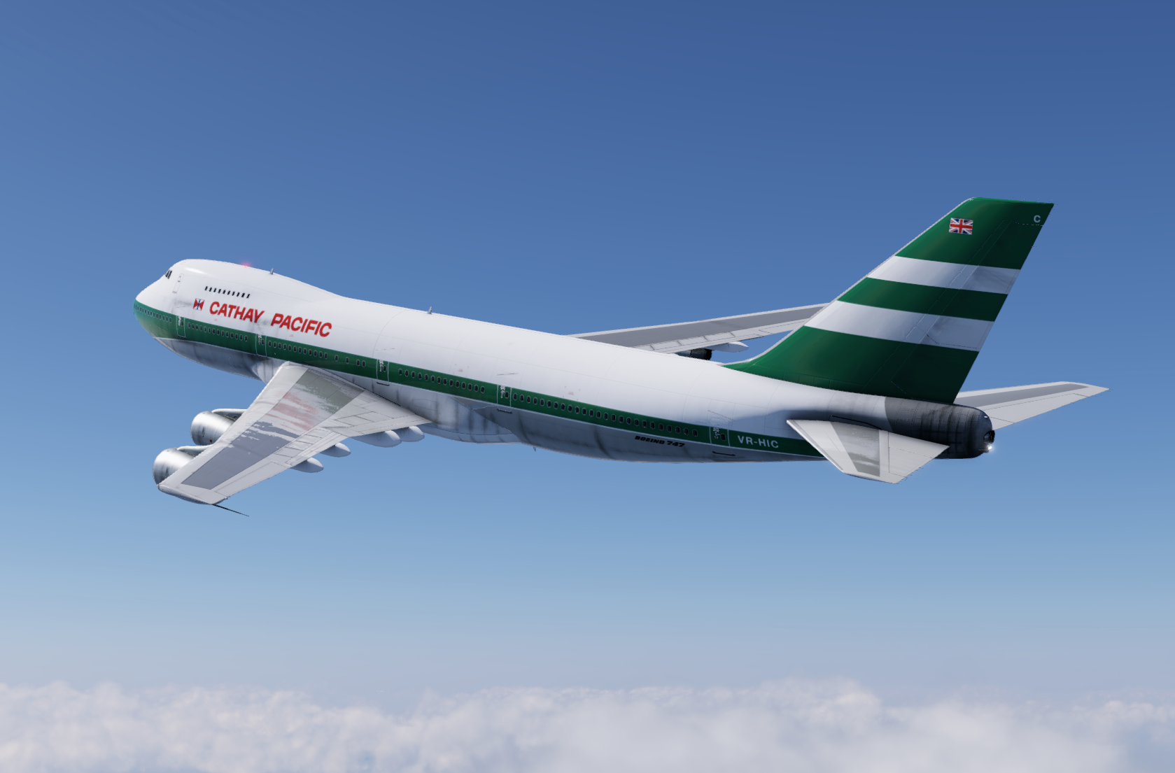 Felis 747-200 Cathay Pacific VR-HIC - Felis Planes - X-Plane.Org Forum