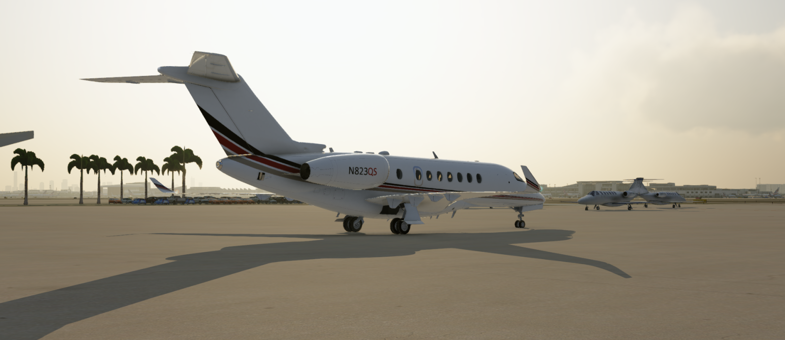 Netjets N823QS livery for X-Flight Citation Longitude - Other Payware ...