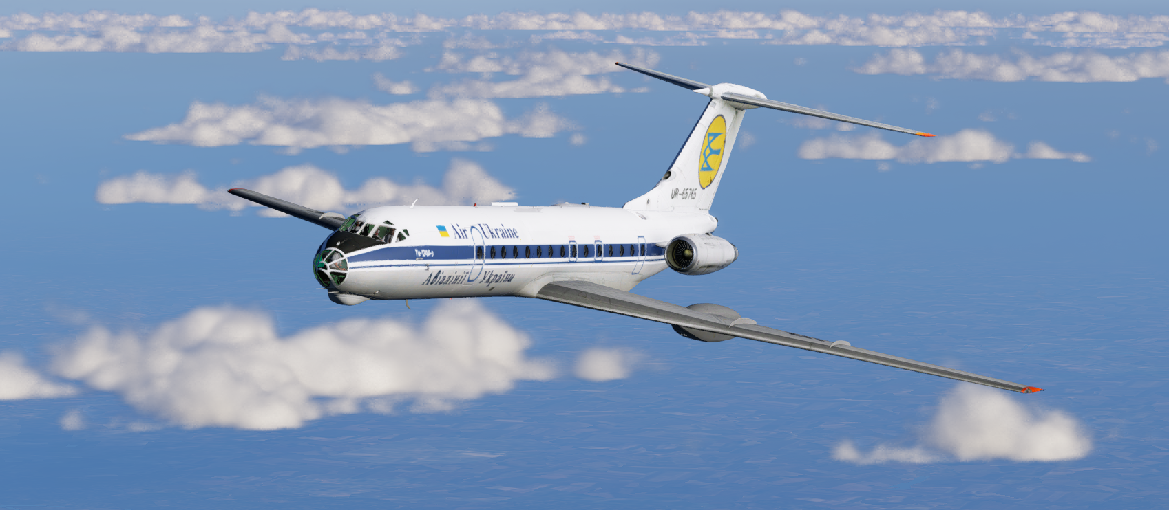 Air Ukraine UKR - TU-134A-3 - UR-65765 - Other Aircraft Livery - X ...