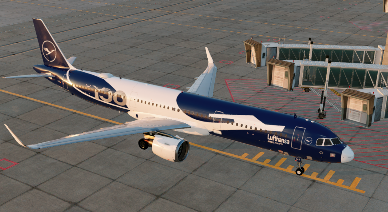 Toliss A321neo Lufthansa New 100 Anniversar - Toliss A321 - X-Plane.Org ...
