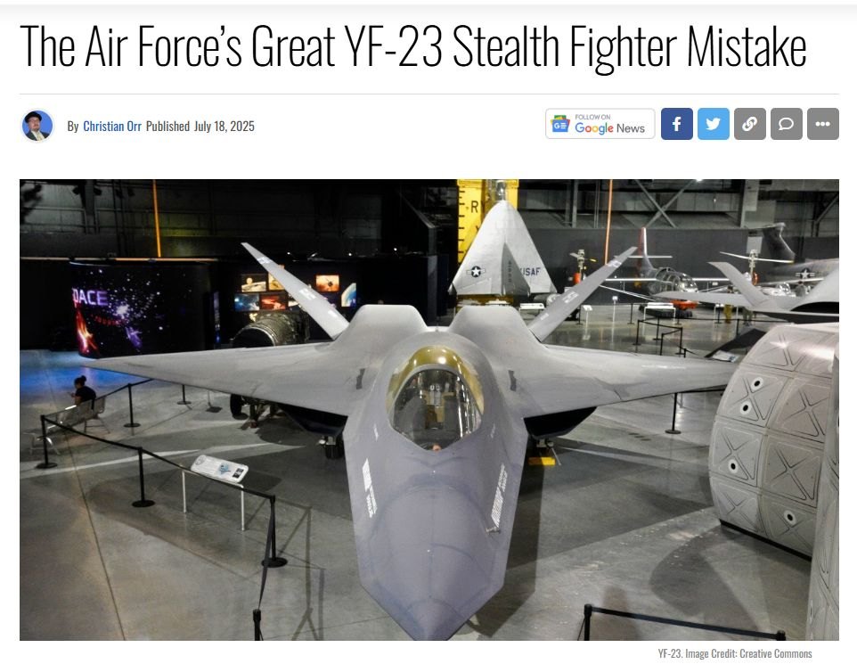 Red Tag "Northrop McDonnell-Douglas" YF-23 - Page 2 - Airplane ...