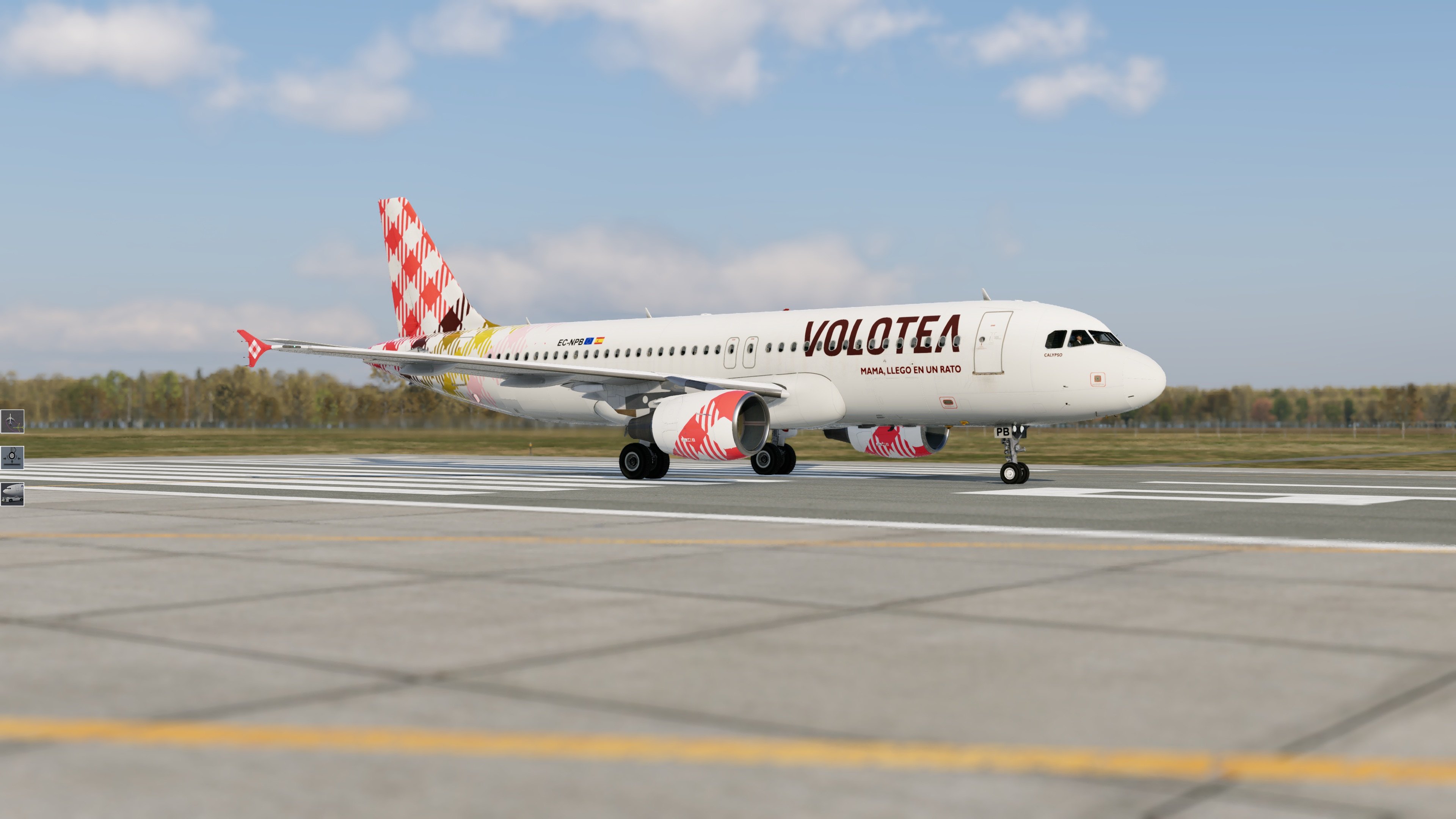 Volotea A320 [cfm] - (EC-NPB) //with company cabin seats. Toliss A320 ...