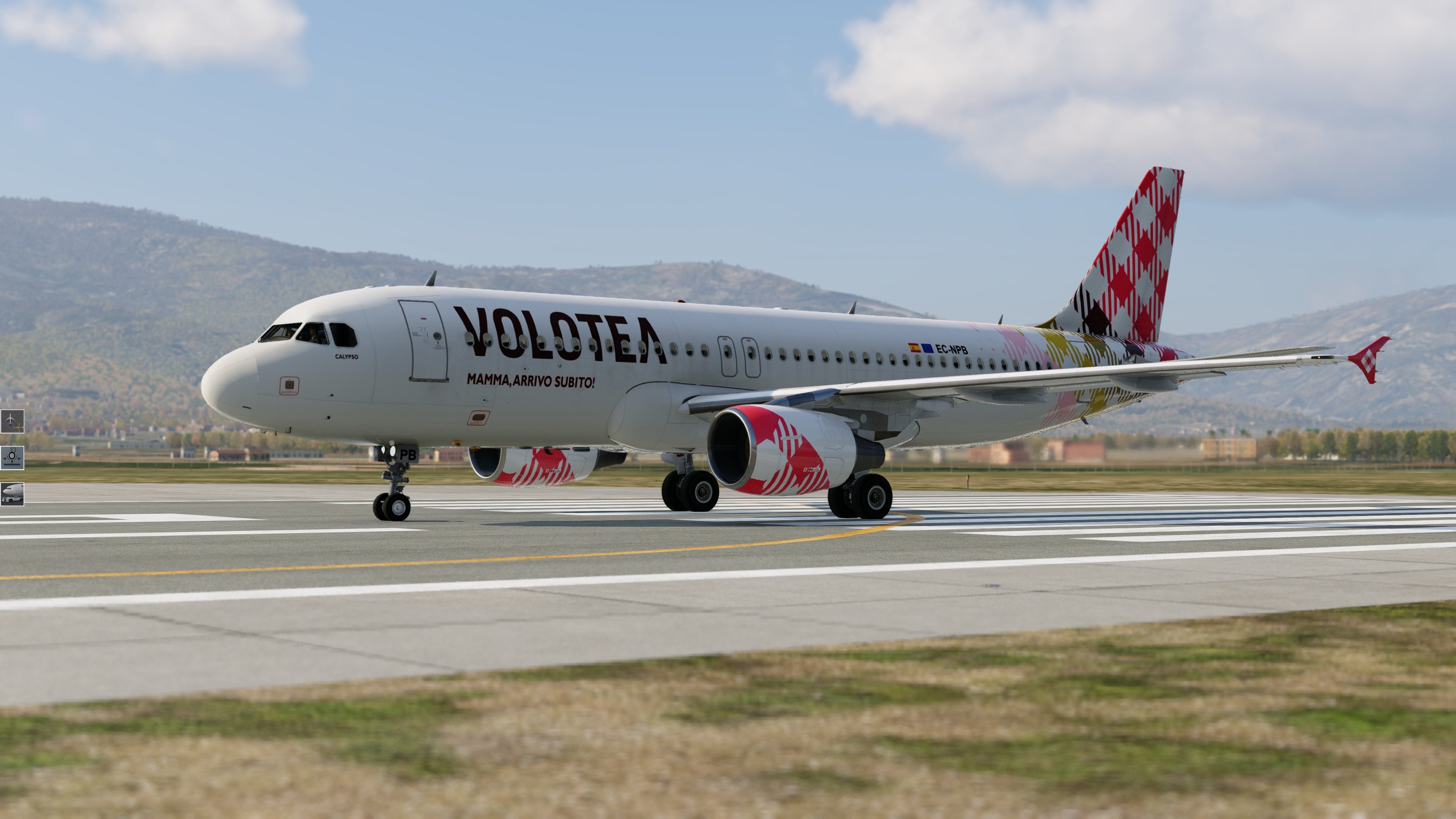 Volotea A320 [cfm] - (EC-NPB) //with company cabin seats. Toliss A320 ...