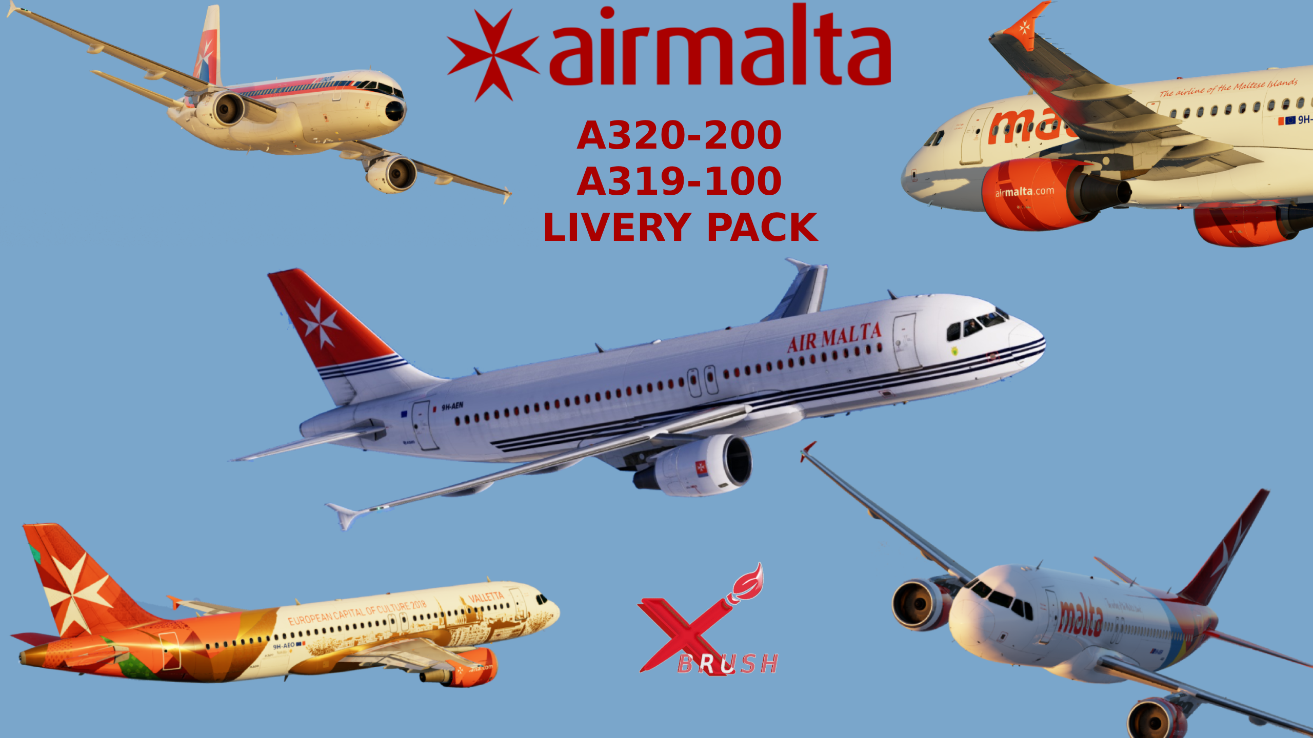 Air Malta Livery Pack for Toliss A320 - Toliss A320 - X-Plane.Org Forum