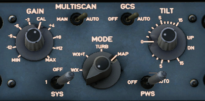Weather radar ground mapping mode - Airbus A321 - X-Plane.Org Forum