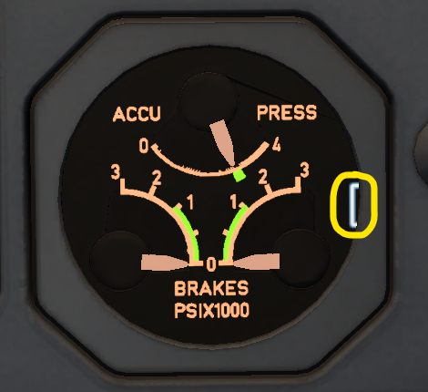 minor texture issue in the brake pressure gauge - Airbus A321 - X-Plane ...