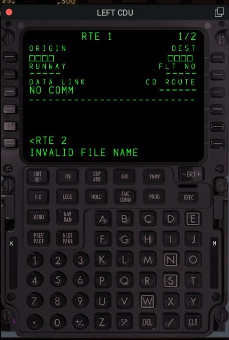 How to load simbrief / fms file into UFMC? - BAe 146 Professional XP12 ...
