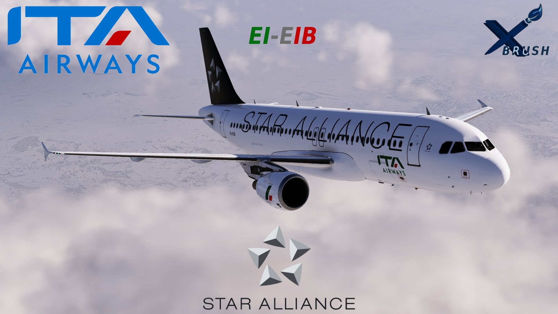 ITA Airways (Star Alliance Livery) EI-EIB for Toliss A320Ceo - Toliss ...