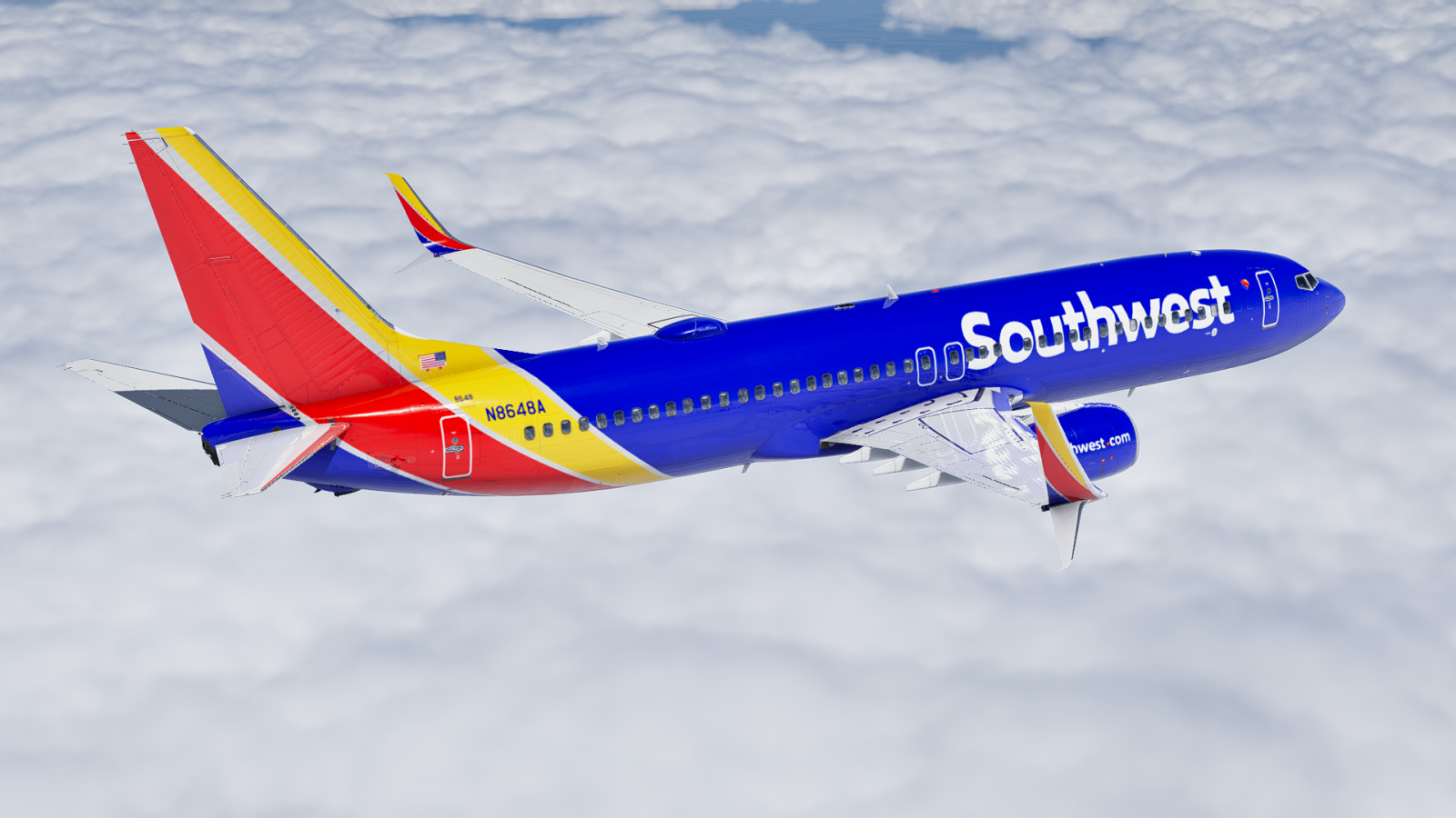 Southwest Airlines - Heart Livery Pack | 737-800 - Zibo 737 - X-Plane ...