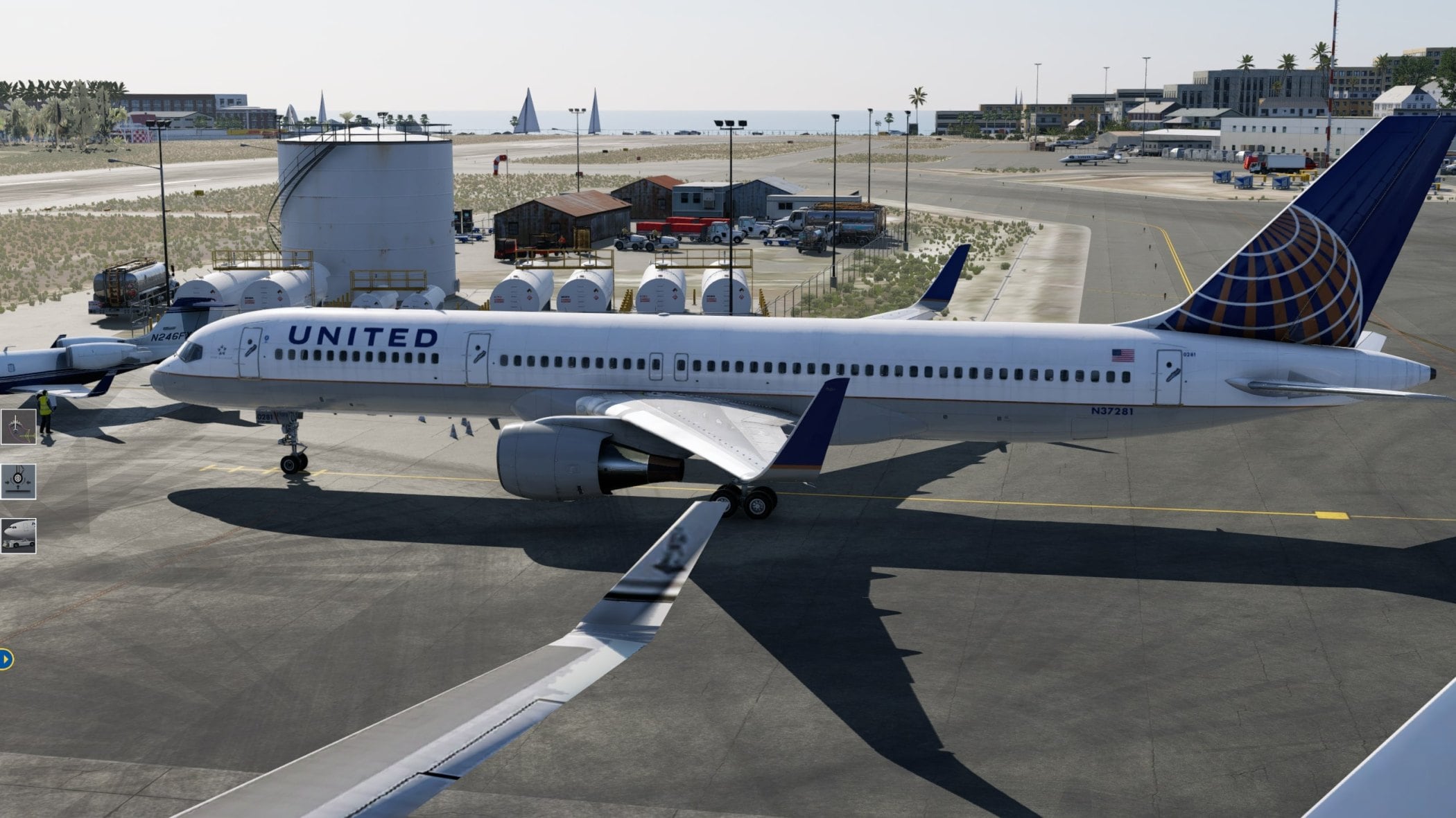 United Airlines Post Merger Livery FF757 200 and 300 4k - FF 757 - X ...