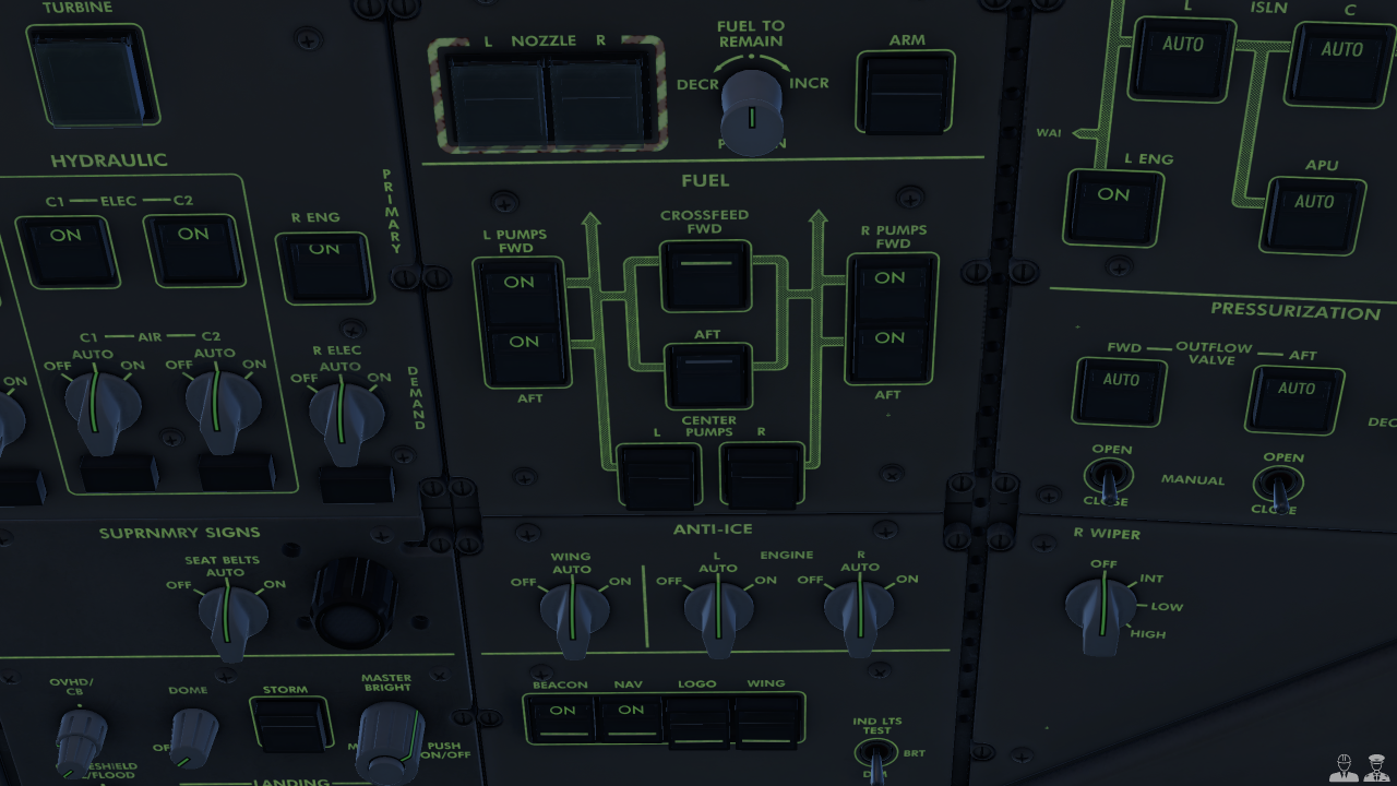 Overhead panel lighting control? - Questions/Rejected/NotABug - X-Plane ...