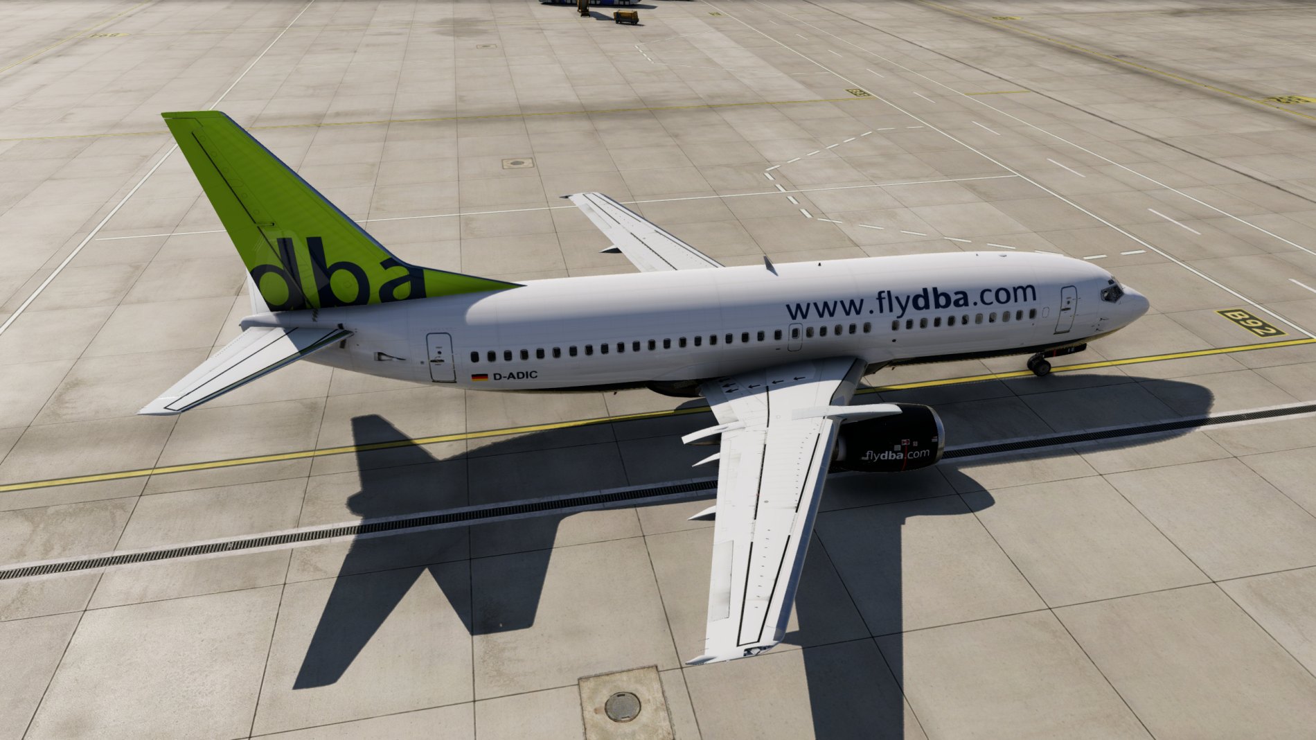 IXEG 737 | flyDBA - black belly interim Livery - IXEG 737 - X-Plane.Org ...