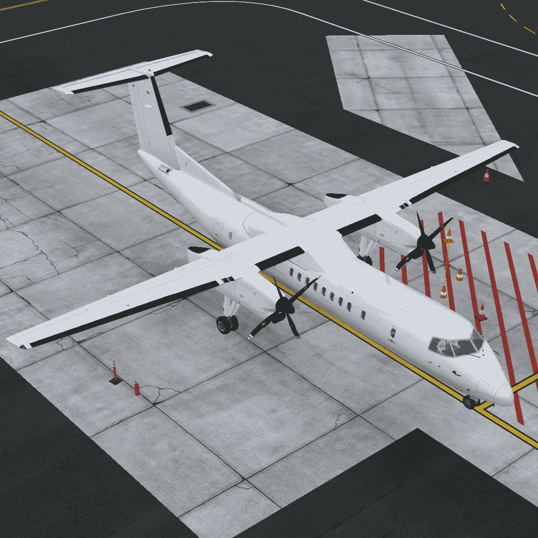Rivière & Manky1 Dash 8 Q400/300/200/100 White liveries - Other ...