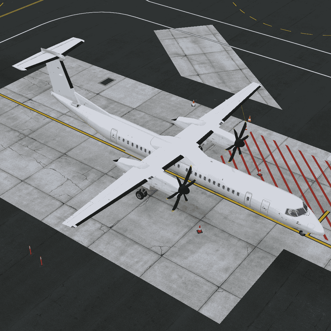 Rivière & Manky1 Dash 8 Q400/300/200/100 White liveries - Other ...