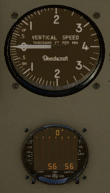 Chronometer & EDM 800 on A36 Analog - PAE Bonanza A36 - X-Plane.Org Forum