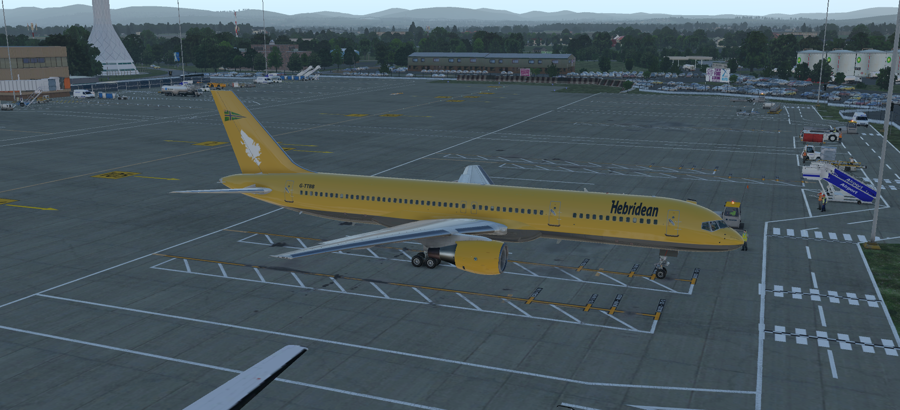 Flight Factor 757-200 fictional HEBRIDEAN livery - FF 757 - X-Plane.Org ...