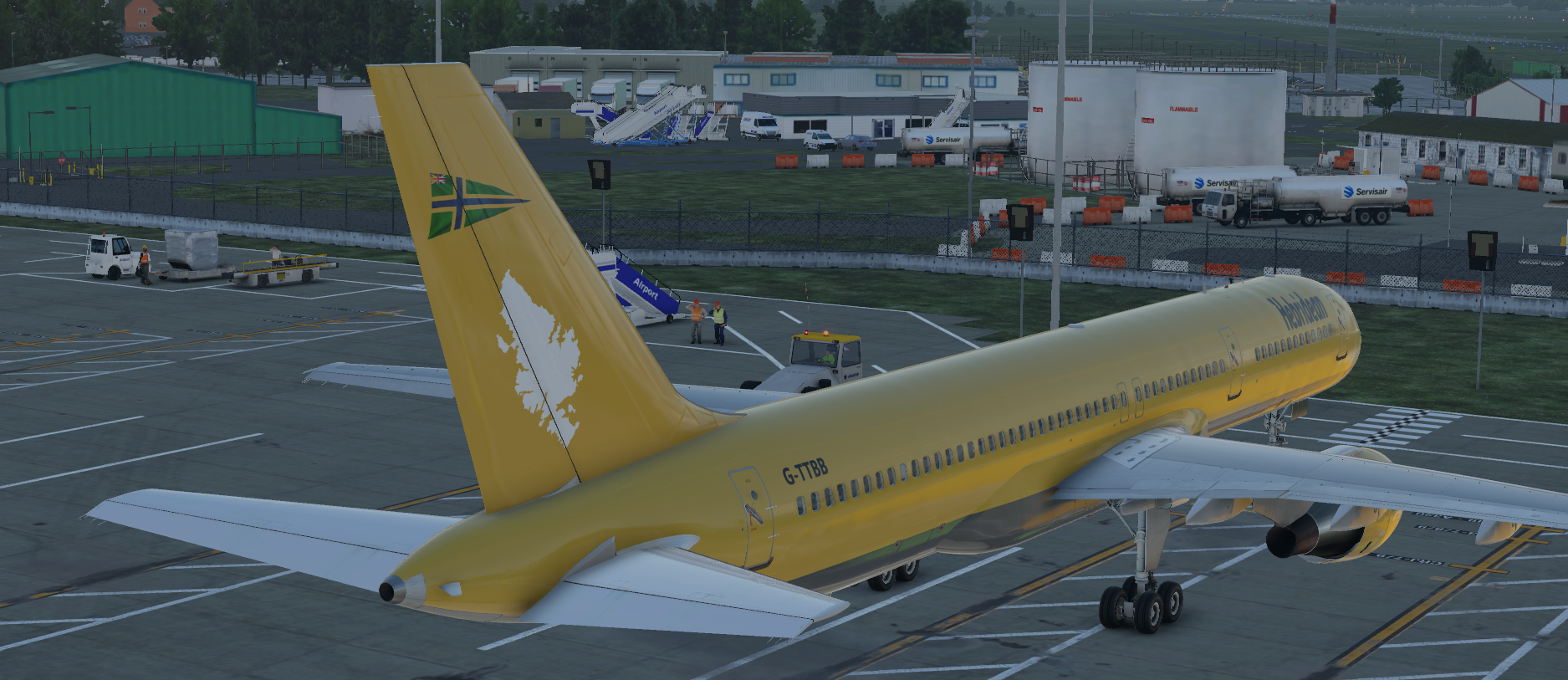 Flight Factor 757-200 fictional HEBRIDEAN livery - FF 757 - X-Plane.Org ...