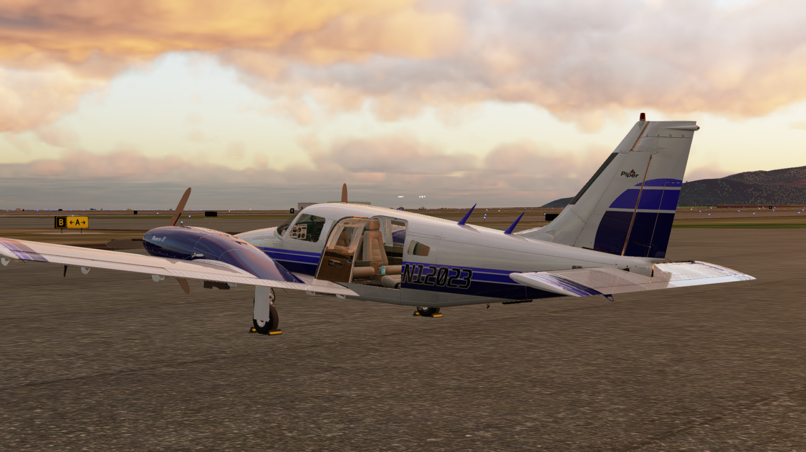 CIS Piper Seneca II N12023 (fictional) - Other Payware Aircraft - X ...