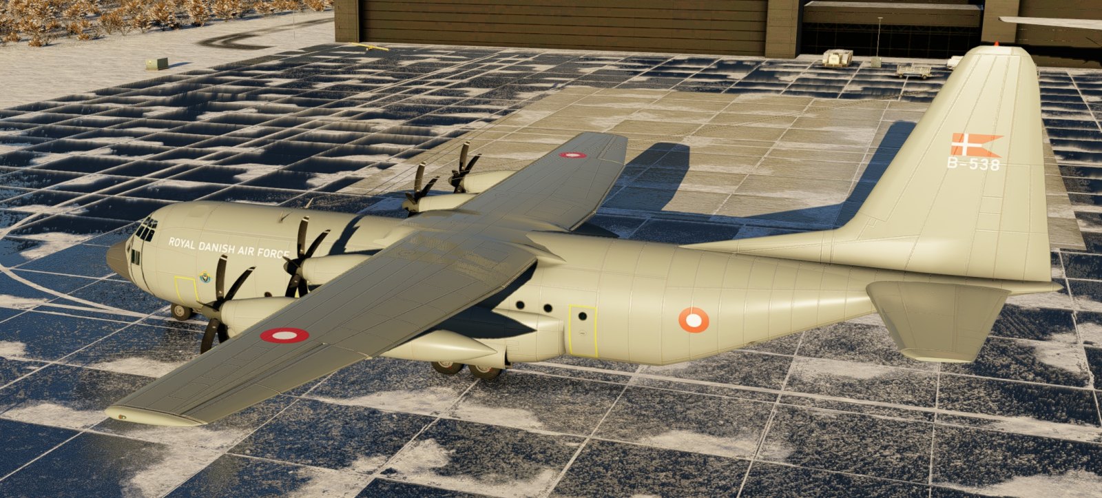 RDAF 738 Livery for X-Hangar L-100-30J With Amblem - Other Payware ...