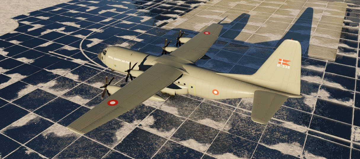 RDAF 738 Livery for X-Hangar L-100-30J With Amblem - Other Payware ...