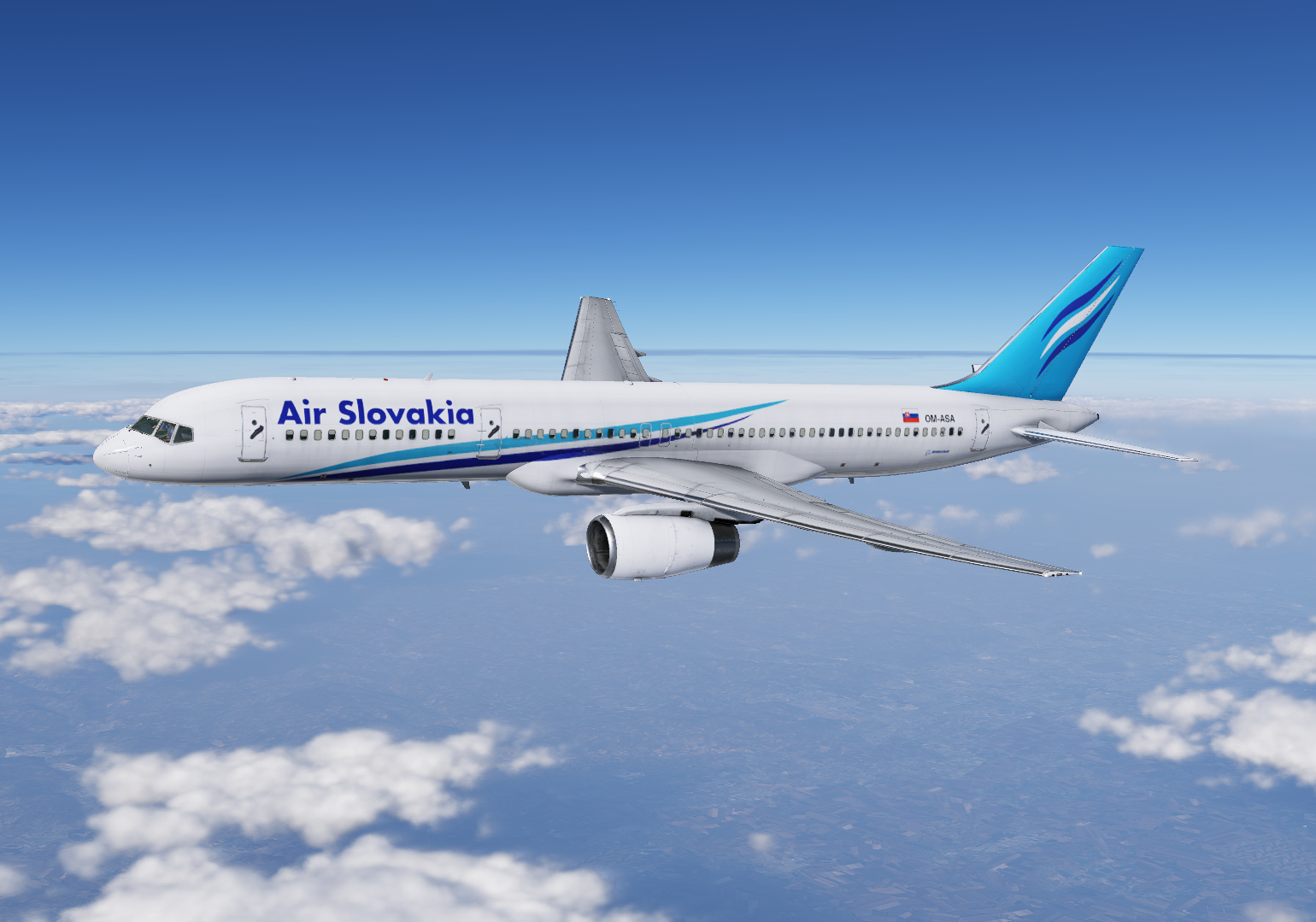 [RR] Air Slovakia 757-200 OM-ASA - FF 757 - X-Plane.Org Forum