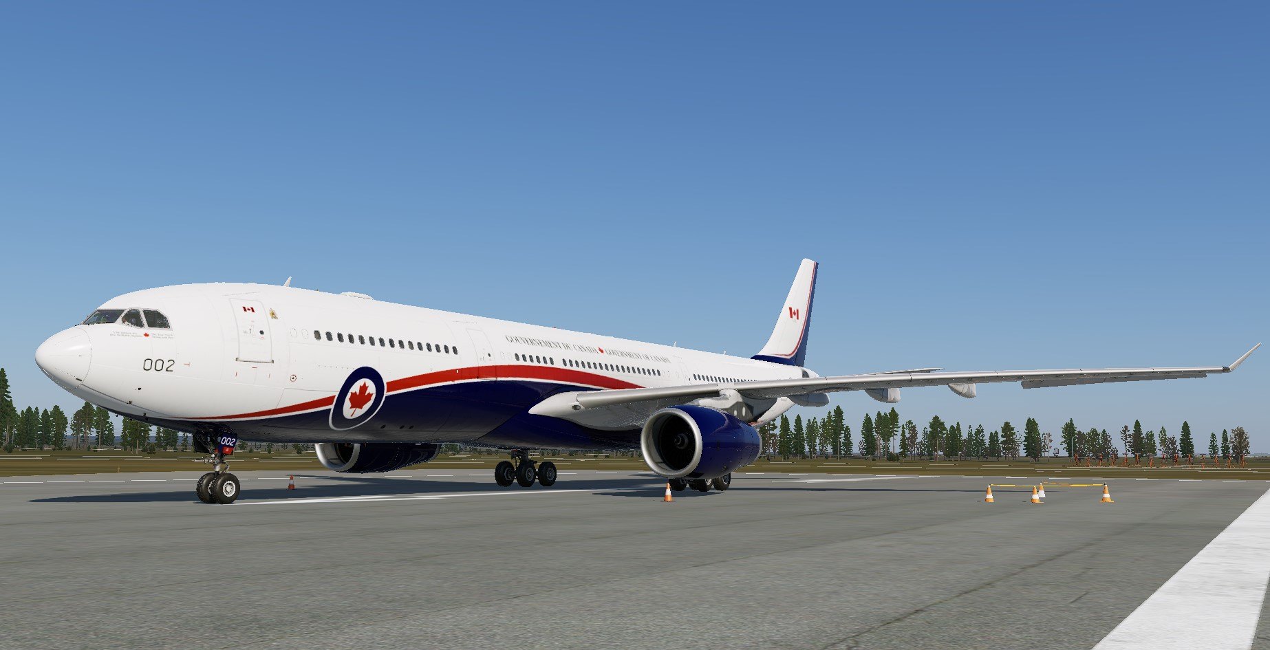 Royal Canadian Air Force CC-330 Husky VIP [LR A333] - Default X-Plane ...