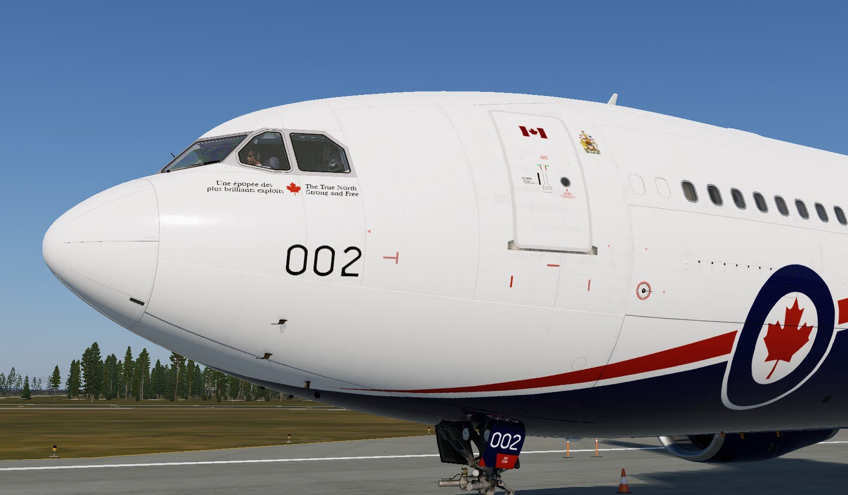Royal Canadian Air Force CC-330 Husky VIP [LR A333] - Default X-Plane ...