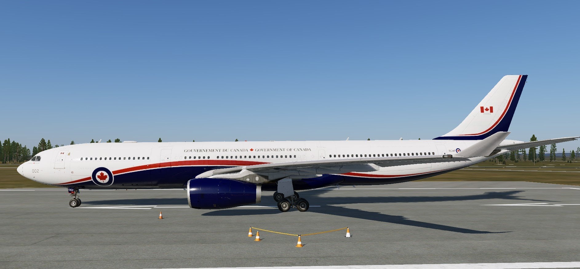 Royal Canadian Air Force CC-330 Husky VIP [LR A333] - Default X-Plane ...