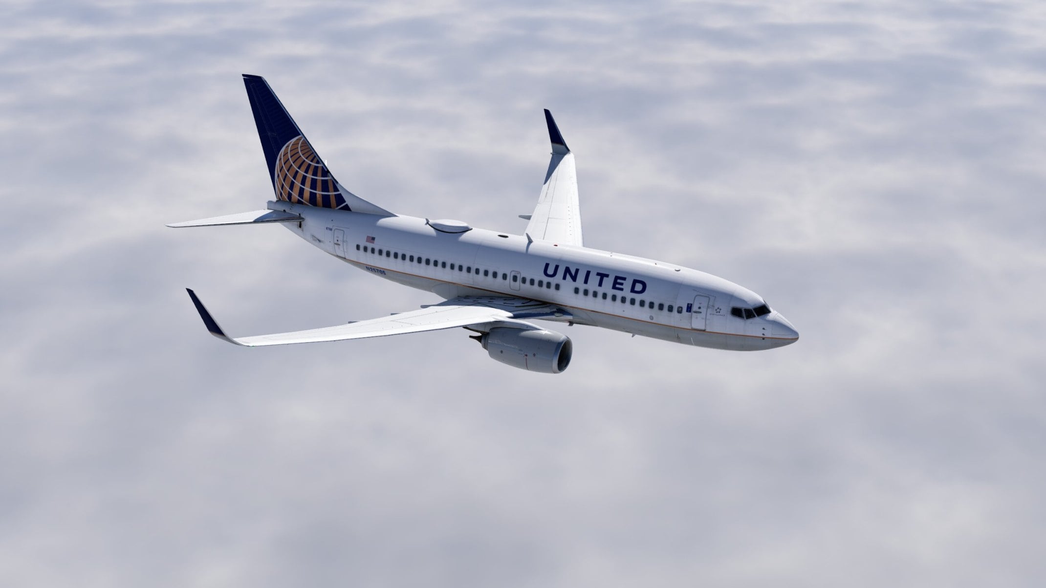 United 737 700NG Level Up - Other Aircraft Livery - X-Plane.Org Forum